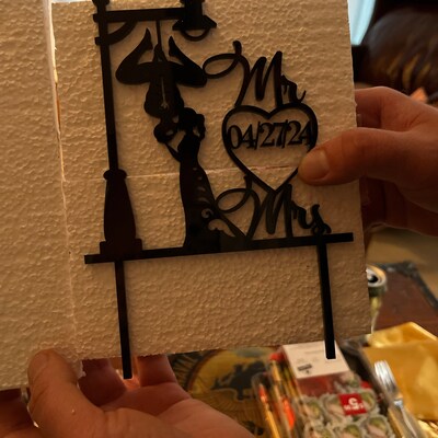 Knight & Princess Wedding Cake Topper, Fantasy Wedding Cake Topper ...