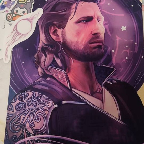 Gale Dekarios - Baldur's Gate 3 Fanart Inspired Art Print - Etsy