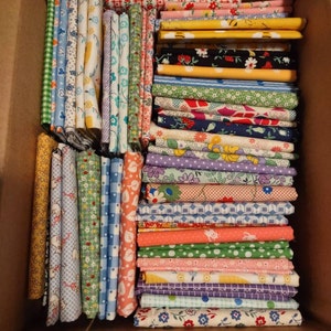 Reproduction Fat Quarter Bundle of 10 Assorted - Etsy