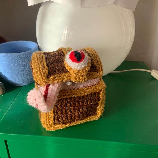 Mimic Chest Crochet Amigurumi Pattern - Etsy