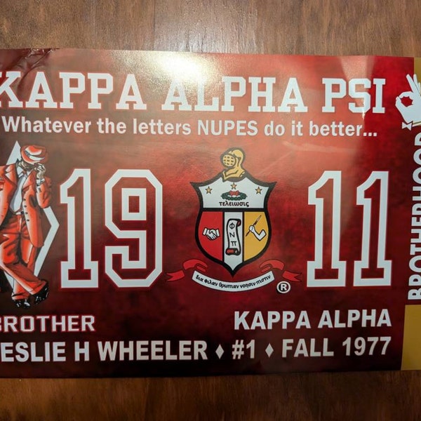 Personalized Phi Beta Sigma Wall Art, Sigma Man, Man Cave Gift, Sigma ...