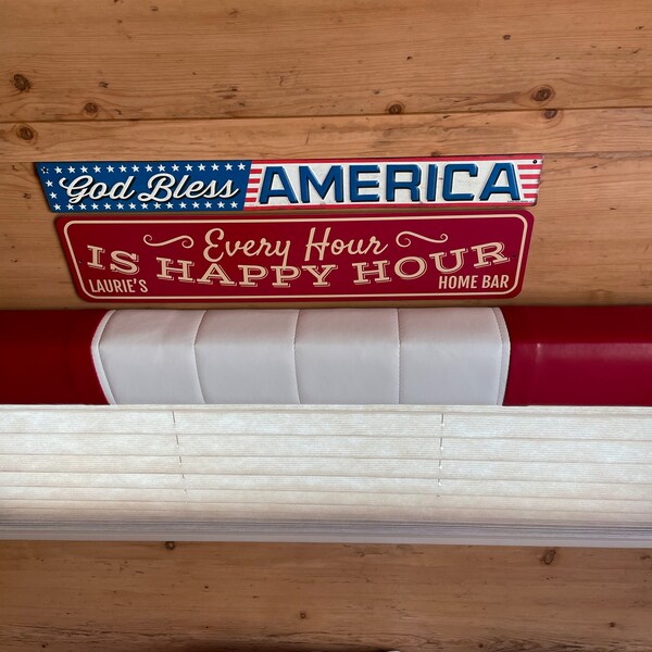 Every Hour is Happy Hour Sign, Personalized Bartender Bar Owner Name ...