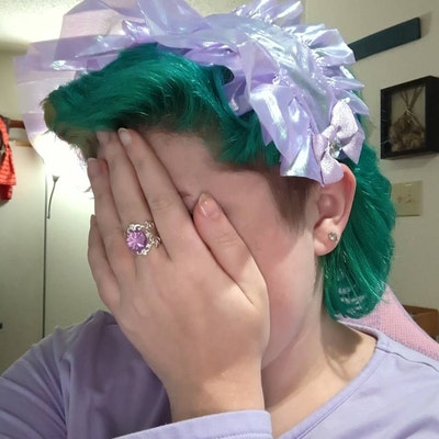 Made to Order Iridescent Shimmer Bonnet for EGL - Etsy