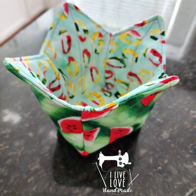 Reversible Pie Plate Cozy Printable Sewing Pattern and Tutorial PDF ...