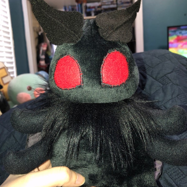 Moth Plush - Black and Red (made to Order) - Etsy