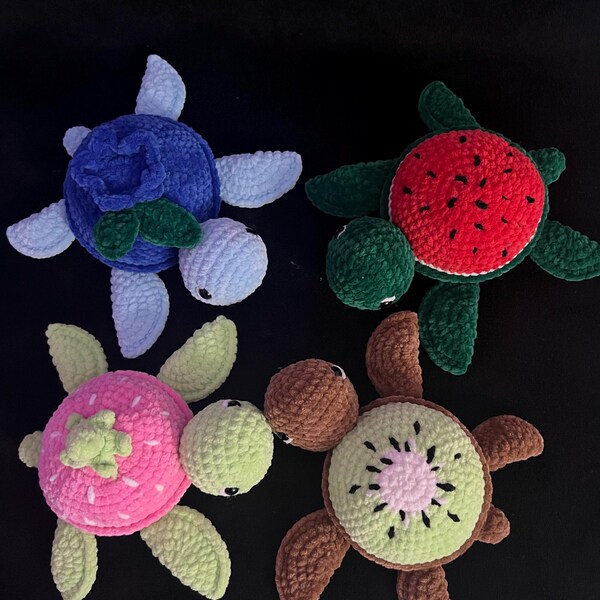 Pineapple Turtle Pattern Crochet PDF Download Beginner Friendly ...