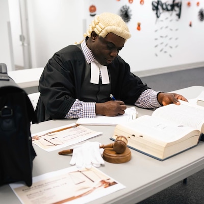 Barrister's Wig, Lawyer's Wig Court Dress - Etsy