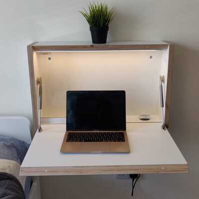 Original Desk Wall Mounted Folding Desk Space Saving Desk Office Desk ...