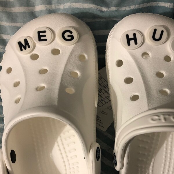 Alphabet / Letters PVC Shoe Charms for Your Crocs / Silicone Bracelet ...