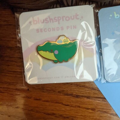 Alligator Enamel Pin Cute Kawaii Gator Pin, Green Crocodile Reptile ...