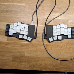 Pre-soldered Full Set Wireless Corne Keyboard Corne Hotswappable ...