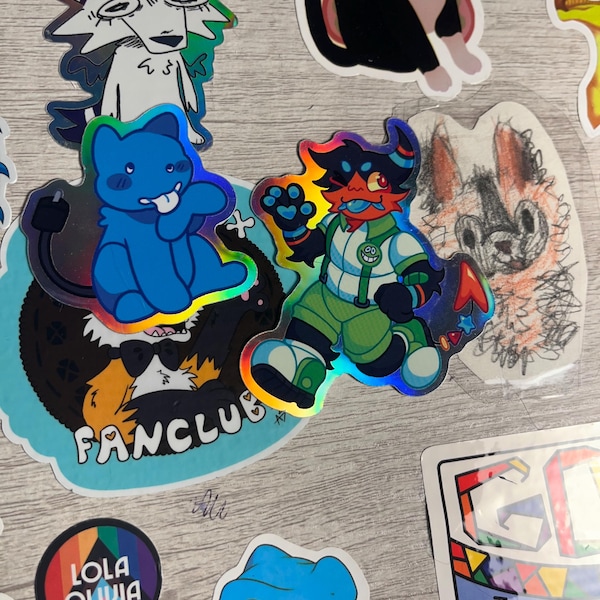 SERIES 3 REGRETEVATOR - Stickers: Fleshcousin, Jeremy, Reddy, Gregoriah ...