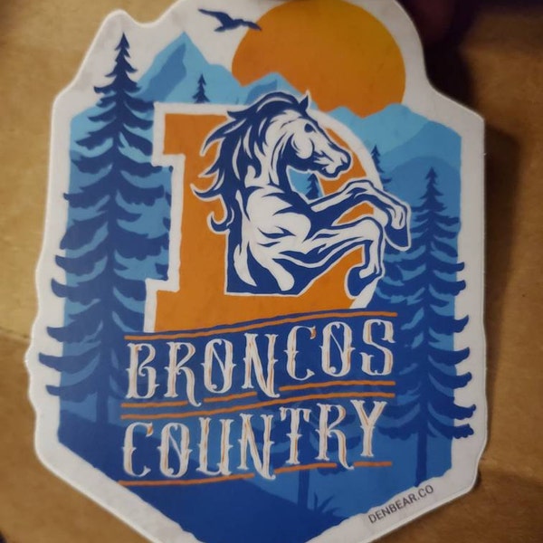 Broncos Country Sticker | Denver | Sticker | Colorado | Country ...