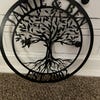 Metal Tree of Life Metal Door Hanger, Tree of Life Metal Wall Art ...