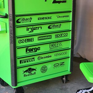 JDM Racing Car Stickers Pack Sponsors Logos Team Racing Sports Drift ...