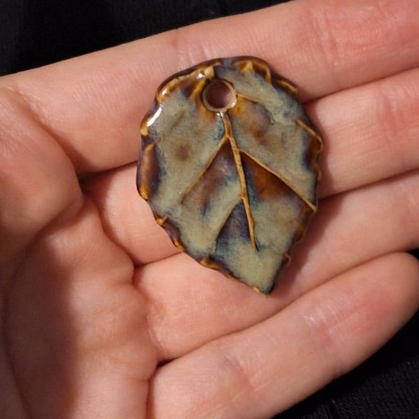 Drop Ceramic Earring Charms, Earthy Pendants to Jewelry Making, Boho ...