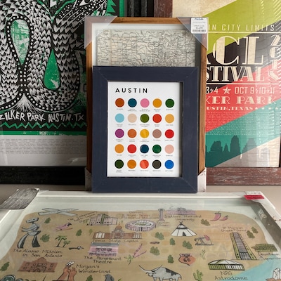 Austin Color Palette Print - Etsy
