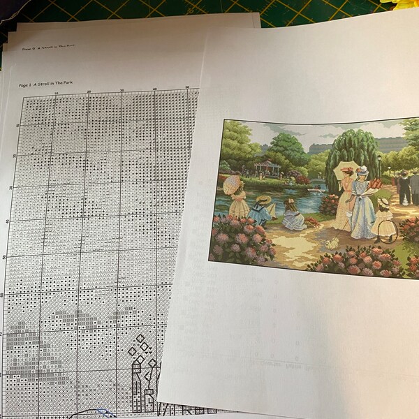 PDF "galaxy Library" Cross Stitch Pattern DMC, Pattern Keeper ...