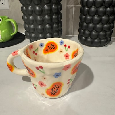 PREORDER: Handmade Ceramic Bow Mug-cute Handmade Mug-bow Mug-cute Bow ...