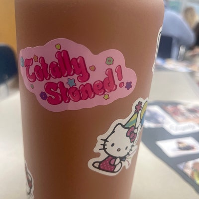 Totally Stoned Stoner Water Resistant Sticker Y2k Baddie Sticker ...