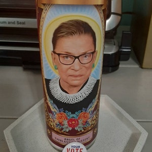 RBG Candle Warren Mueller Abrams Obama Pelosi Notorious RBG AOC Biden ...