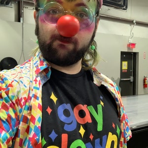 Retro Clowncore Clothing / Circus Clown Shirt / Clowncore Shirt ...