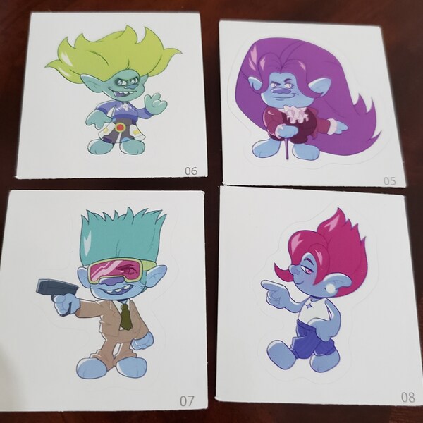 Poppy Sticker (trolls) - Etsy