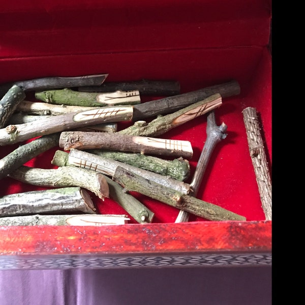 Celtic Tree Ogham Sticks - Etsy