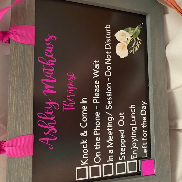 Shared Office Door Sign,office Sign for Two People,co-workers Door Sign ...