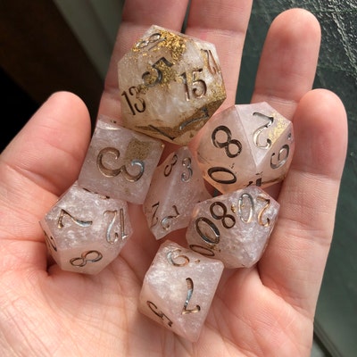 Channel Divinity 7 Piece D&D Dice Set - Etsy