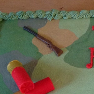 Silicone Mold Creates Two Rifles Shotguns Guns Use With Fondant, Candy ...