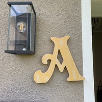 Painted Wooden Letter B Georgia Font Various Finishes and Colours ...