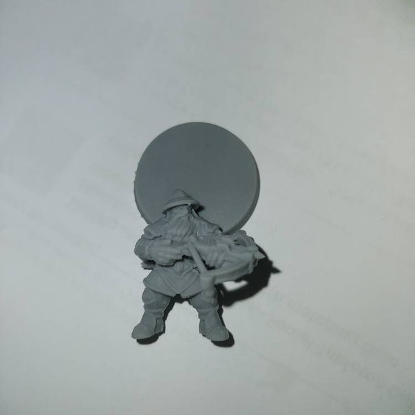 Werewolf Bust Miniature for Dnd, DSA, Pathfinder Figure With Base White ...