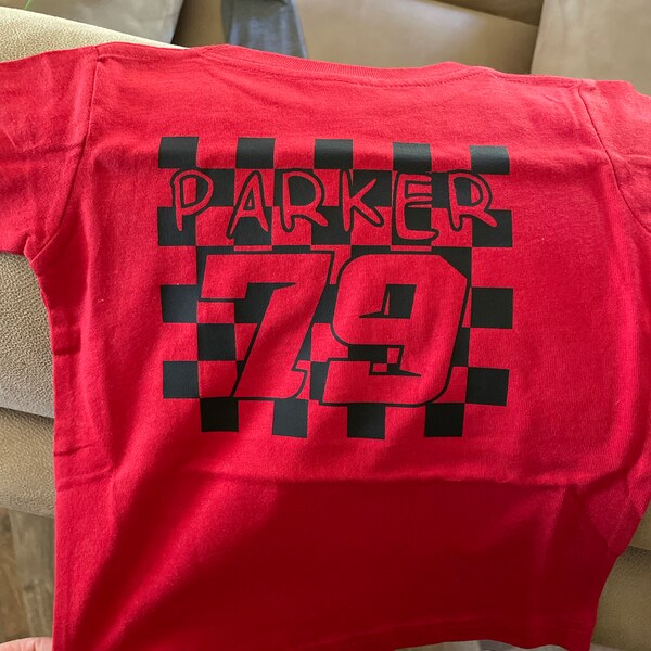 CUSTOM Racing T-SHIRT, Front & Back, Moto Shirt, Moto Mom, Custom Moto ...