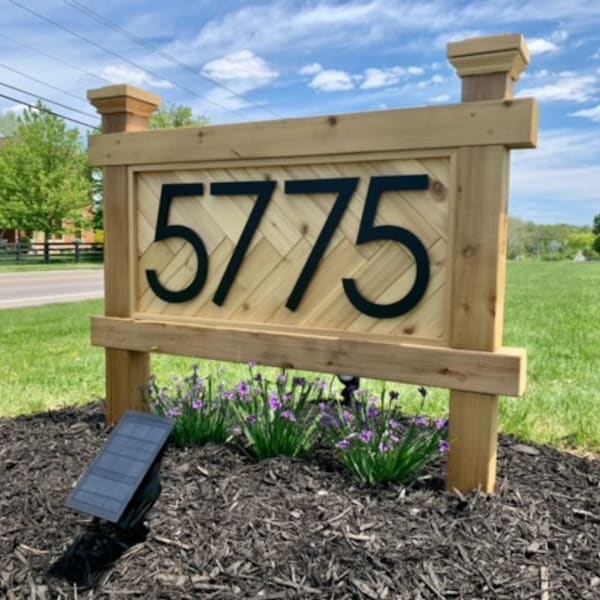 5 Inch Modern House Numbers and Letters - Etsy