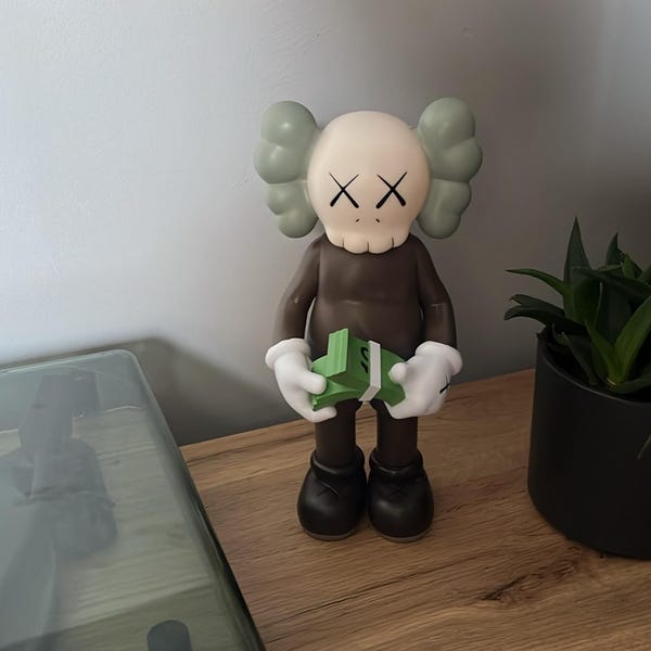 Inspired by KAWS Money Counting Statue - Modern Art Decor - Hypebeast ...