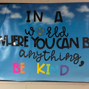 Bulletin Board Letters-you Matter-classroom Decor | Etsy