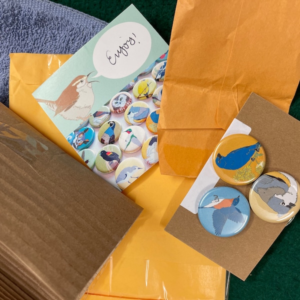 Bird Magnet Gift Set | Choose From 17 Themes | Nature Audubon Birder ...