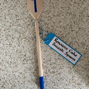 1st Birthday Cake Smash Wooden Spoon Keepsake. Painted Number - Etsy UK