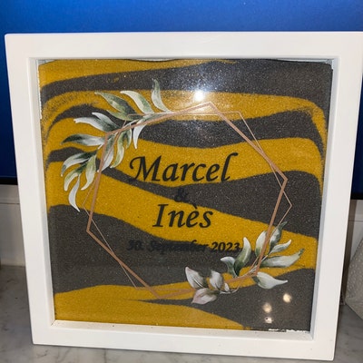 Wedding Sand Ceremony Photo Frame Unity Sand Ceremony - Etsy