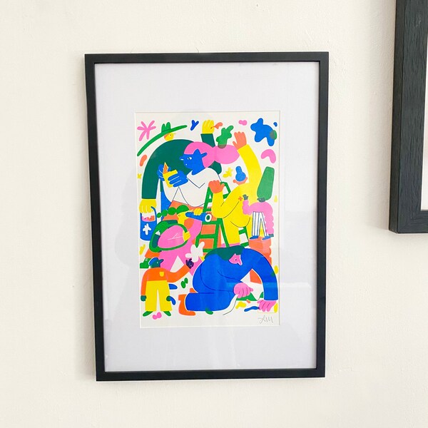 Thorns - A3 Risograph Print - Etsy