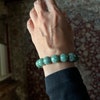 Authentic Green Jade Bracelet Bangle, Real China Jadeite Beads ...
