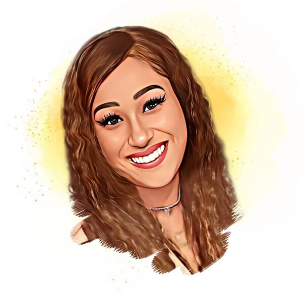 Cartoon Portrait From Photo, Social Media Profile Picture, Cartoon ...