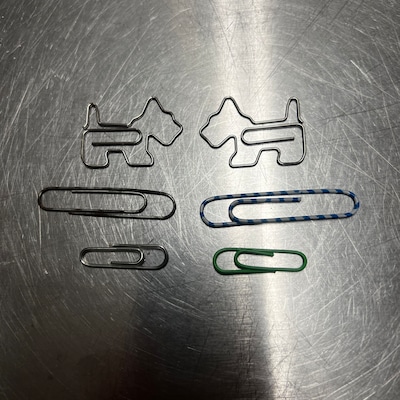 10 Count Dachshund Shaped Paper Clips, Dog Lover Cute Gifts, Office ...