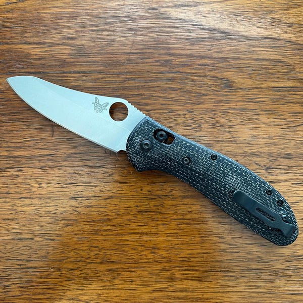 Benchmade Griptilian (large) Scale Set / Micarta Smooth Finish / Large ...