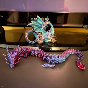 Articulated Winged Rose Dragon. High Quality 3D Printed Fidget - Etsy