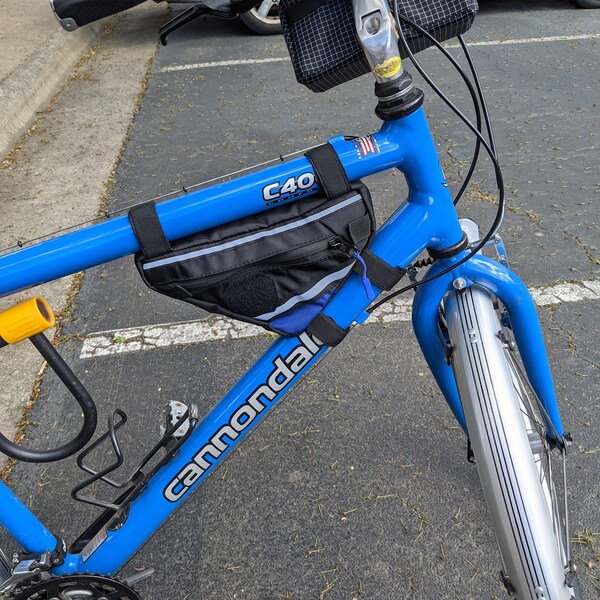 Bike Frame Bag, Small Bike Bag, Bikepack, Cycling Bag, Half Frame Bag ...