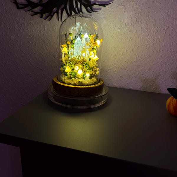 Glowing Crystal Pillars With Healing Properties, Enchanted Forest ...