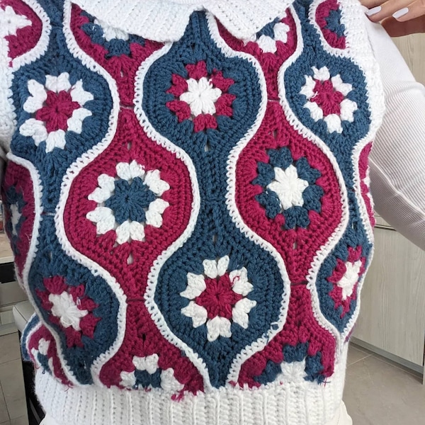 Eileen Vest Crochet Pattern - Etsy