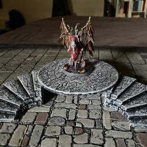 Miniature Dwarven Throne and Chair for Tabletop Miniature RPG | Etsy